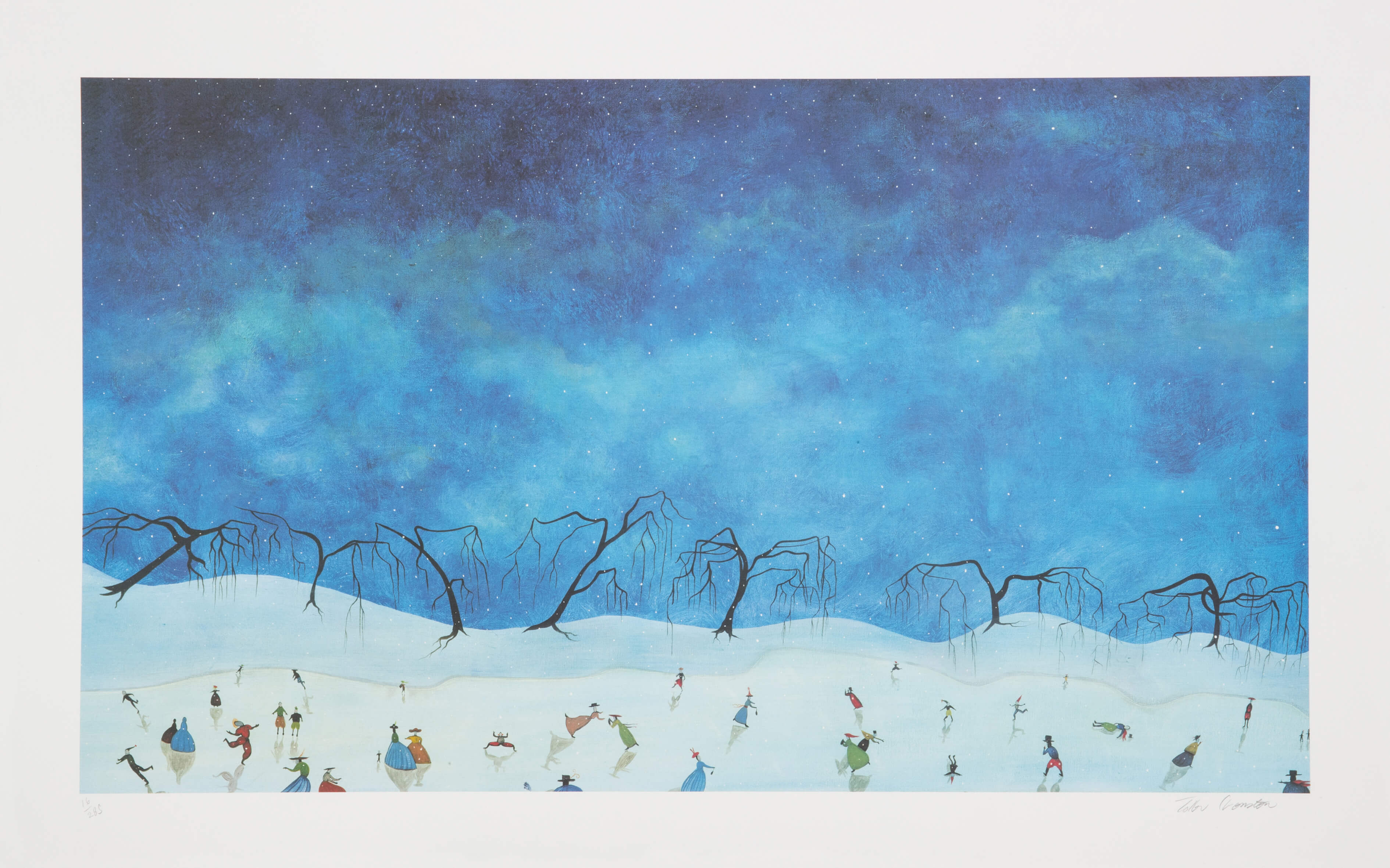 Winter Blues #1 – Toller Cranston Skating Prints