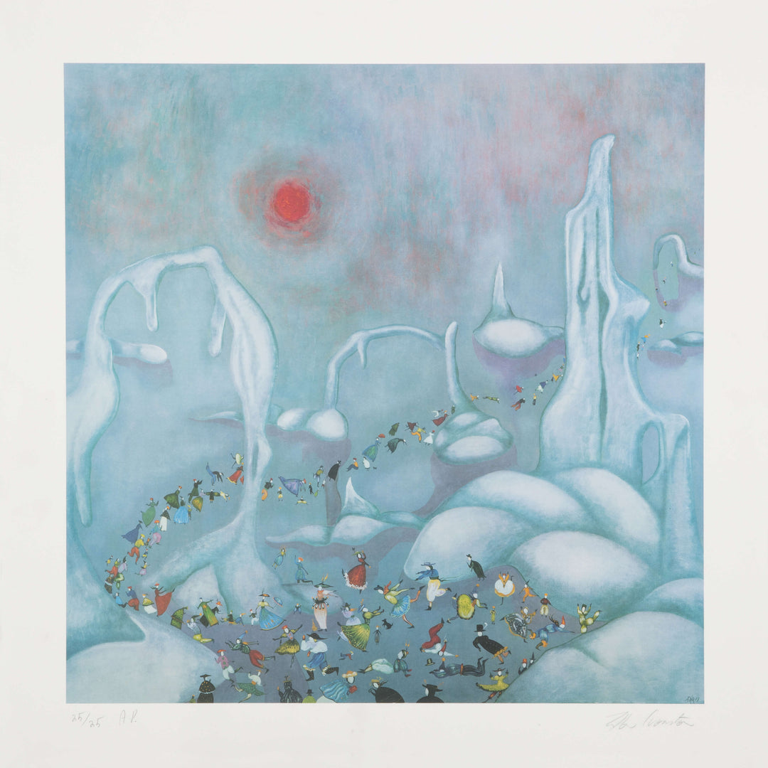 Getting There – Toller Cranston Skating Prints